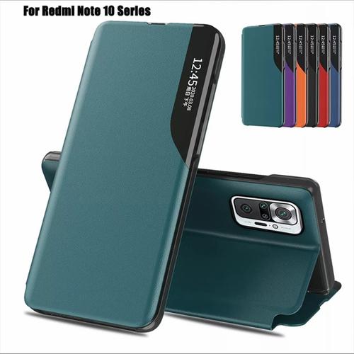 Jual REDMI NOTE 10 10 PRO FLIP VIEW SMART CASE SARUNG DOMPET CASING ...