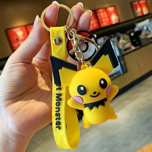 Jual GANTUNGAN KUNCI BENTUK KARTUN POKEMON PIKACHU /POKEMON KEY - pichu ...