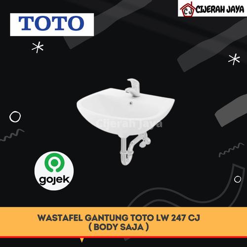 Jual Wastafel Gantung TOTO LW 247 CJ / Wall Hung Lavatory TOTO LW247CJ ...