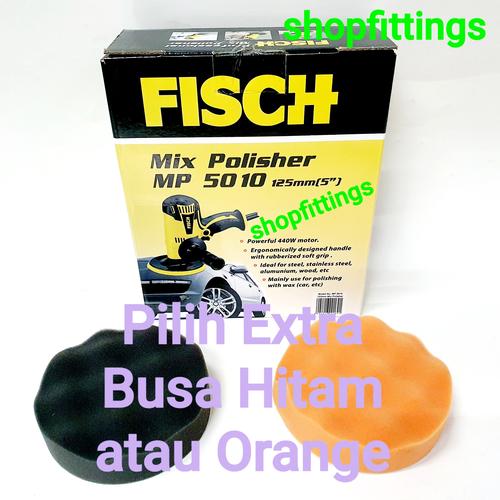 Jual FISCH Mesin Poles Cat Mobil Motor Buffing Polisher 5" 125mm MP ...