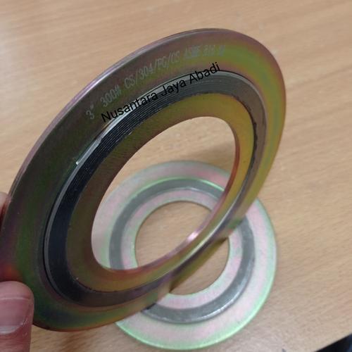Jual SWG Spiral Wound Gasket Ansi # 300 Carbon Steel CS Besi 8 " inchi ...