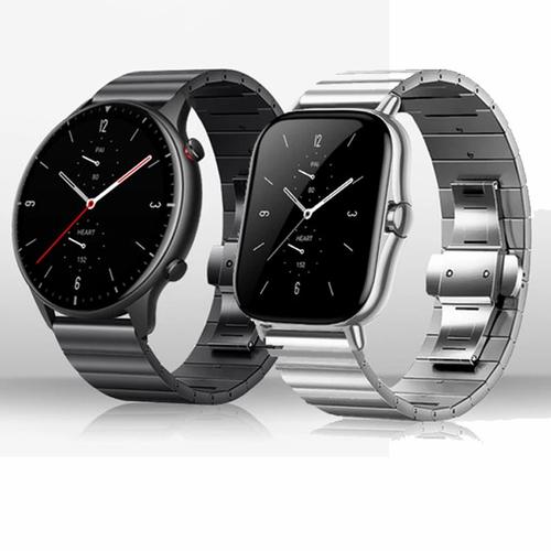 Jual STRAP 1 BEADS STAINLESS STEEL TALI JAM TANGAN BESI HUAMI AMAZFIT ...