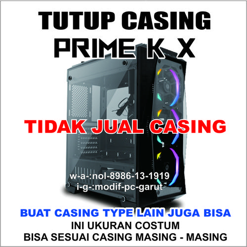 Jual SIDE PANEL PC TUTUP CASING PRIME K X HANYA TUTUP BENING SAJA ...