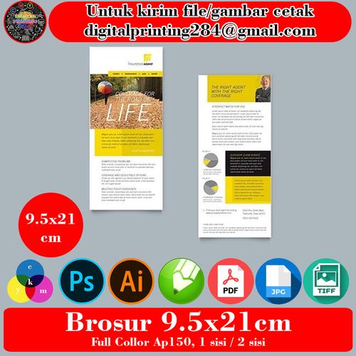 Jual Brosur Mini Flayer Mini 9.5x21 - 1 sisi, Black & White - Jakarta Barat - Digital-Printing ...