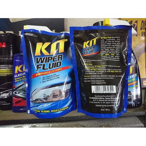 Jual Kit Wiper Fluid Pouch 400 ml air wiper efek daun talas kaca mobil ...