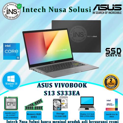 Jual ASUS VIVOBOOK S13 S333EA i5-1135G7 8GB 512GB SSD WIN10HSL OHS 19 ...