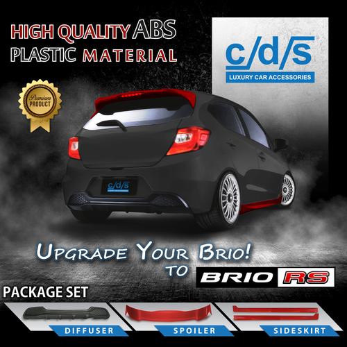 Jual PAKET UPGRADE BODYKIT HONDA NEW BRIO RS - MODERN STEEL, Spoiler ...