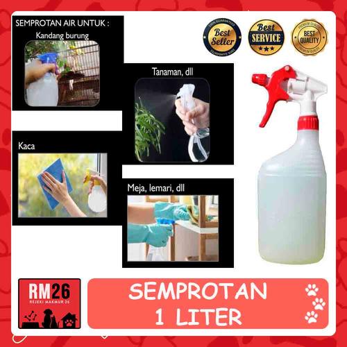 Jual Semprotan Burung 1 Liter Botol Spray 1 L Sprayer Mandi Burung 1 ...