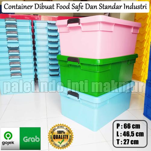 Jual Container Box Plastik Bahan Food Safe Standar Industri Via GOJEK ...