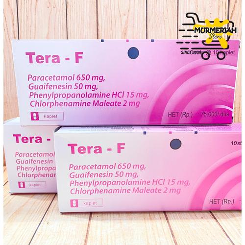 Jual TERA-F Box isi 100 kaplet-Obat Demam, Batuk & Pilek - Kab ...