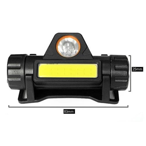 Jual Senter Kepala Mini Head Lamp Led COB Rechargeable Plus Magnet 101 ...