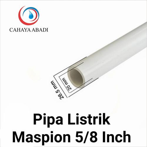Jual Pipa Listrik PVC Maspion 5/8 Inch C - Kab. Bandung - CAHAYA ABADI ...