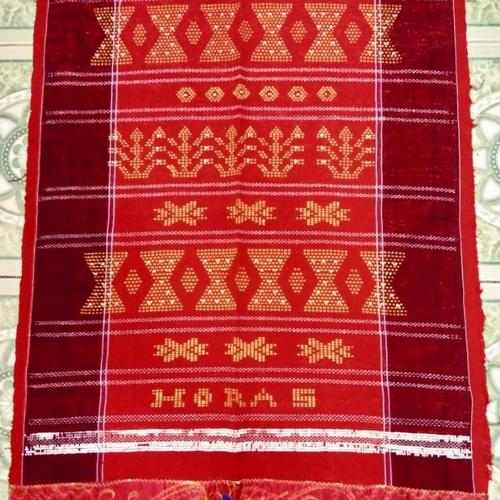 Jual Ulos Sadum Si Cantik Ulos Tulang Full Marsimata - Merah - Kota Pematang Siantar - Mutiara ...