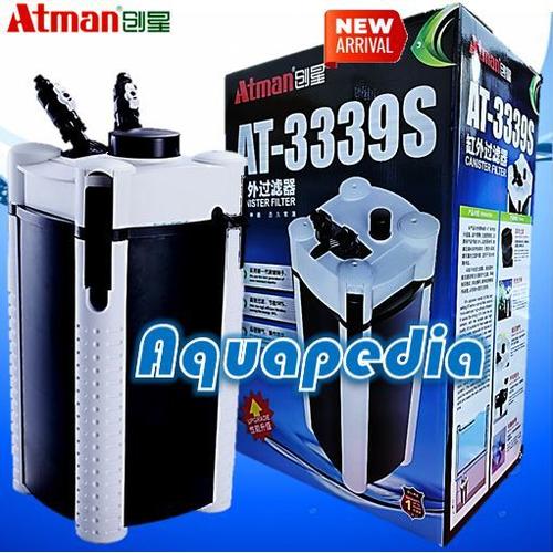 Jual Atman AT-3339S Aquarium External Canister Filter + Media Filter ...