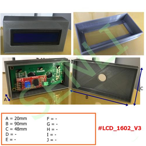Jual Case Casing Cover Frame LCD Arduino 16x2 16x02 1602 V3 - Kota ...