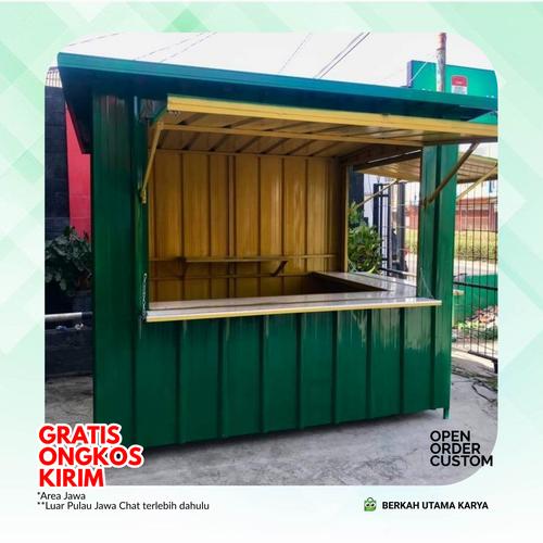 Jual booth container booth jualan booth modern steel booth - Kab. Pati ...