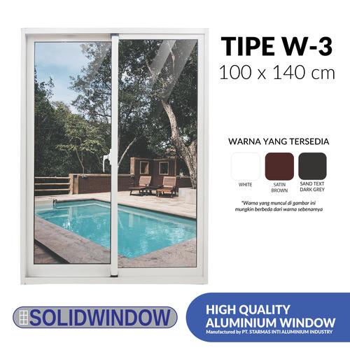 Jual Jendela Aluminium SOLIDWINDOW W-3 SLIDING - White - Kab. Tangerang - Solidoor Official ...