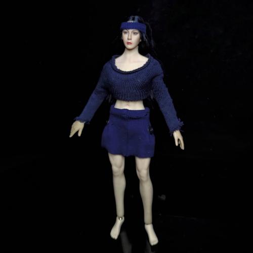 Jual fantasy female sporty elf navy sweater purple tbleague phicen ...