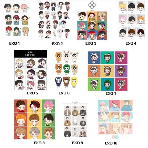 Jual Mini Sticker KPOP EXO Part 1 - 1 - Kota Bogor - SilverStatue ...