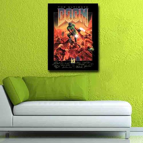 Jual Doom Retro Game Poster - Poster Kayu - Hiasan Dinding - Kab ...