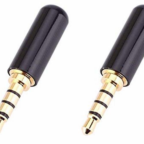 Jual Jack 4 Pole Pin 3.5mm Warna Hitam Untuk Audio Bahan Alumunium ...
