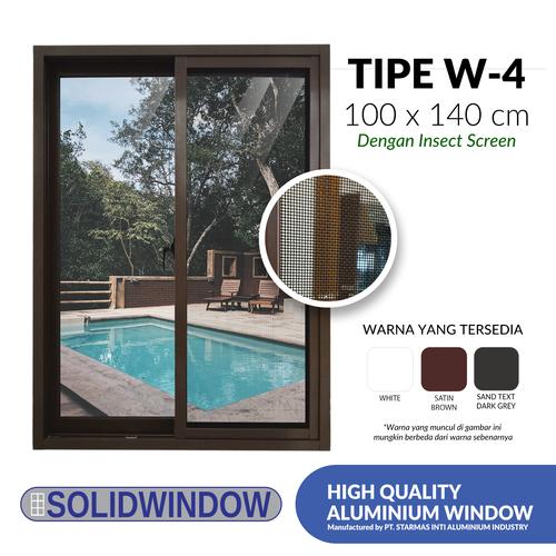 Jual Jendela Aluminium SOLIDWINDOW W-4 SLIDING INSECT SCREEN - Kab. Tangerang - Solidoor ...