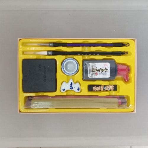 Jual Perlengkapan kaligrafi set tinta kuas kaligrafi china mopit set 2 ...