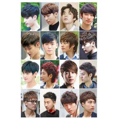 Jual POSTER SALON BARBER PRIA / MODEL RAMBUT COWOK - NO 05, KECIL ...