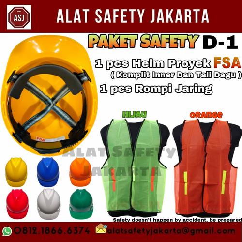 Jual Paket Helm Proyek FSA ( Warna Cerah ) + Rompi Safety Proyek Jaring ... Jual Paket Helm Proyek FSA ( Warna Cerah ) + Rompi Safety Proyek Jaring ...