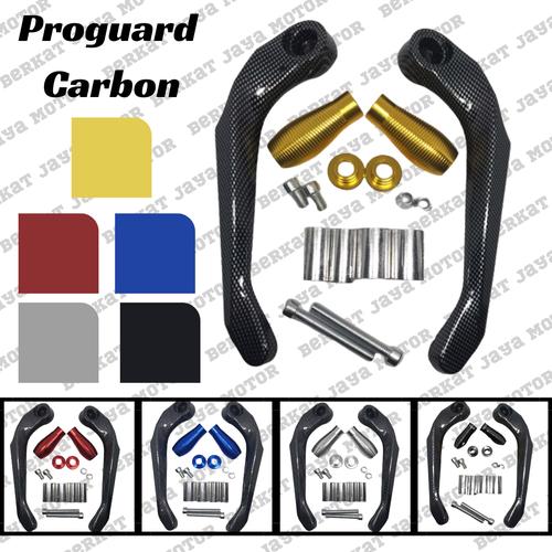 Jual PROGUARD/HANDGUARD CARBON KARBON SABIT MOTOR UNIVERSAL JALU CNC ...