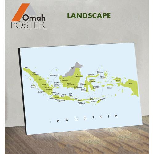 Jual Hiasan Dinding - Poster Kayu - Poster Peta Indonesia - Kab. Blitar ...