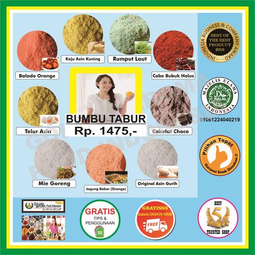 Jual Bumbu Tabur Rasa Balado Rumput Laut Jagung Bakar Keju Telur Asin ...