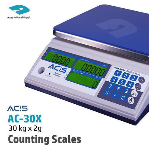 Jual Timbangan Counting ACIS AC-30X, Kapasitas 30 kg, ketelitian 2 g ...
