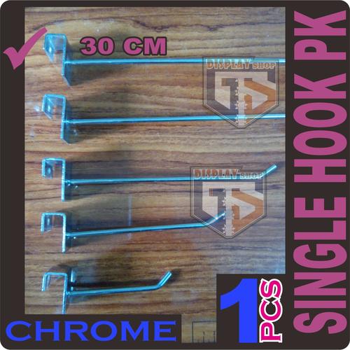 Jual single hook pipa kotak 30 cm- dia 5 mm - chrome - Kota Surabaya ...