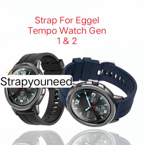 Jual STRAP SILICONE RUBBER MODEL GT TALI JAM TANGAN EGGEL TEMPO 1 ...