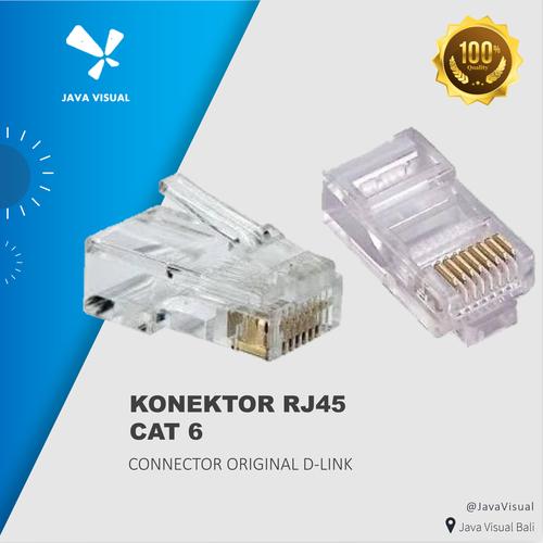 Jual D-LINK Connector RJ45 Cat6 - konektor rj-45 dlink cat 6 - Kota ...
