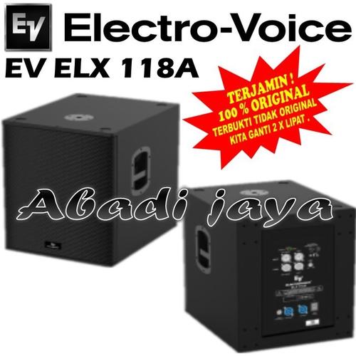 Jual SUBWOOFER AKTIF ELECTROVOICE EV ELX118A ELX 118 A 18 in 1 pcs ...