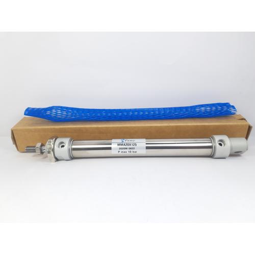 Jual air cylinder pneumatic model tabung stainless steel MA 20X125 ...