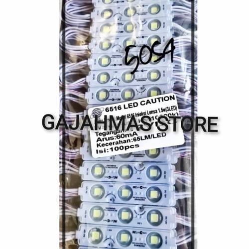 Jual lampu modul 5054 3 LED 12 volt + lensa putih 100pc - Kota Surabaya ...