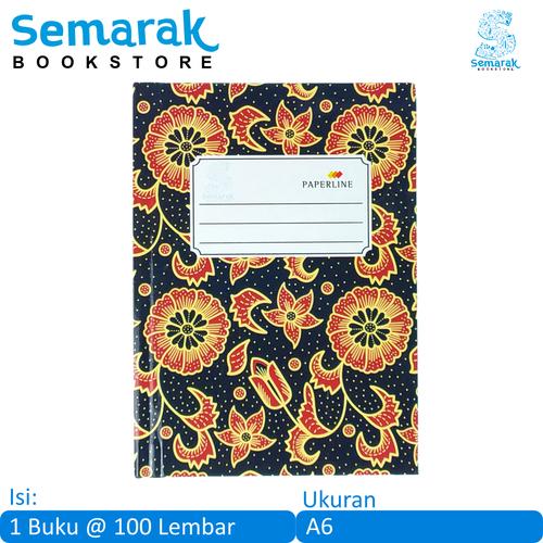 Jual Buku Tulis Sampul Tebal Paperline Hard Cover A6 [1 Buku 100