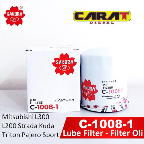 Jual C-1008-1 Filter Oli Sakura L300 L200 Strada Pajero Sport Kuda ...