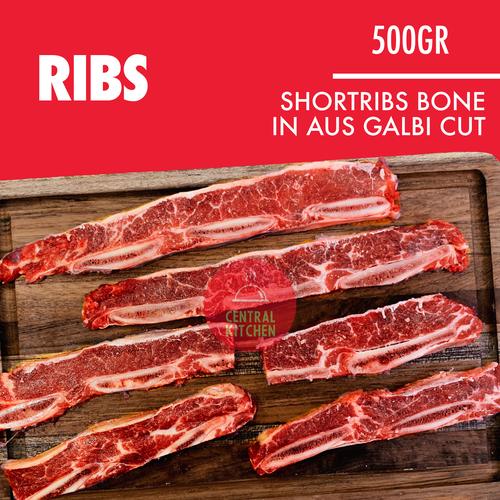 Jual Daging Iga Sapi Impor AUS Beef Shortribs Bone In Kalbi Galbi 500gr ...