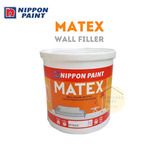 Jual Plamir Tembok MATEX Wall Filler 1KG Putty / Dempul Tembok Nippon ...