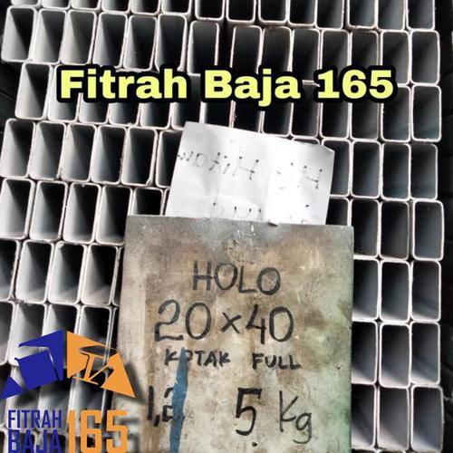 Jual BESI HOLLOW/HOLLO/HOLO HITAM UKURAN 20x40 TEBAL 1.2 KOTAK FULL ...