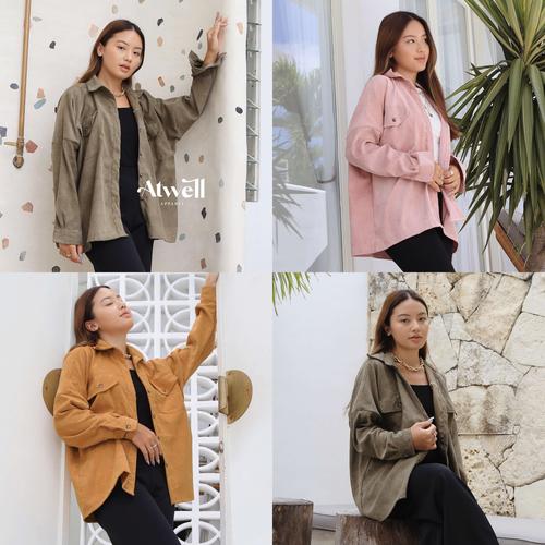 Jual Mavis Corduroy Jacket / Jaket Corduroy Unisex - Black - Jakarta ...