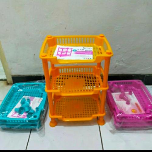 Jual Rak Bawang 3 Susun Kecil / Rak Susun / Rak Plastik / Rak Cabe ...