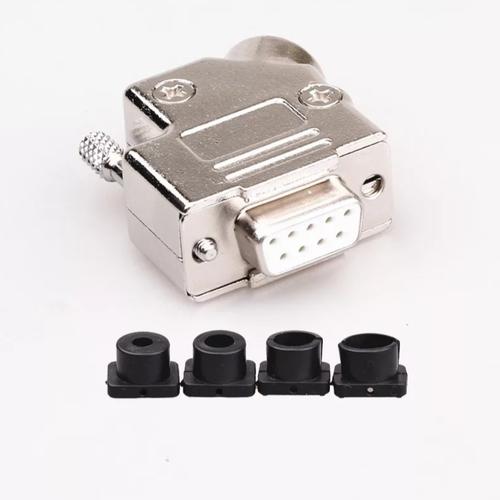 Jual Connector DB9 metal Female model L / Konektor DB9 metal 90 derajat ...