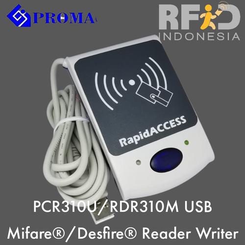 Jual PROMAG PCR310U / RDR310M USB RFID (MIFARE/Desfire) Reader Writer ...