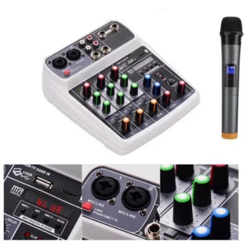 Jual Paket alat audio mic wireless bluetooth dan mixer rekaman DJ ...