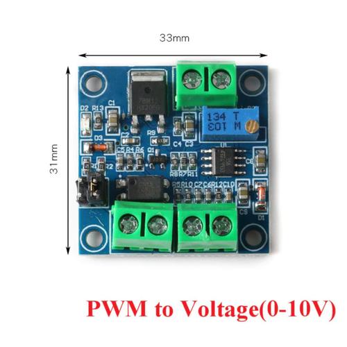 Jual PWM to Voltage Converter Module 0%-100% to 0-10V Digital to Analog ...